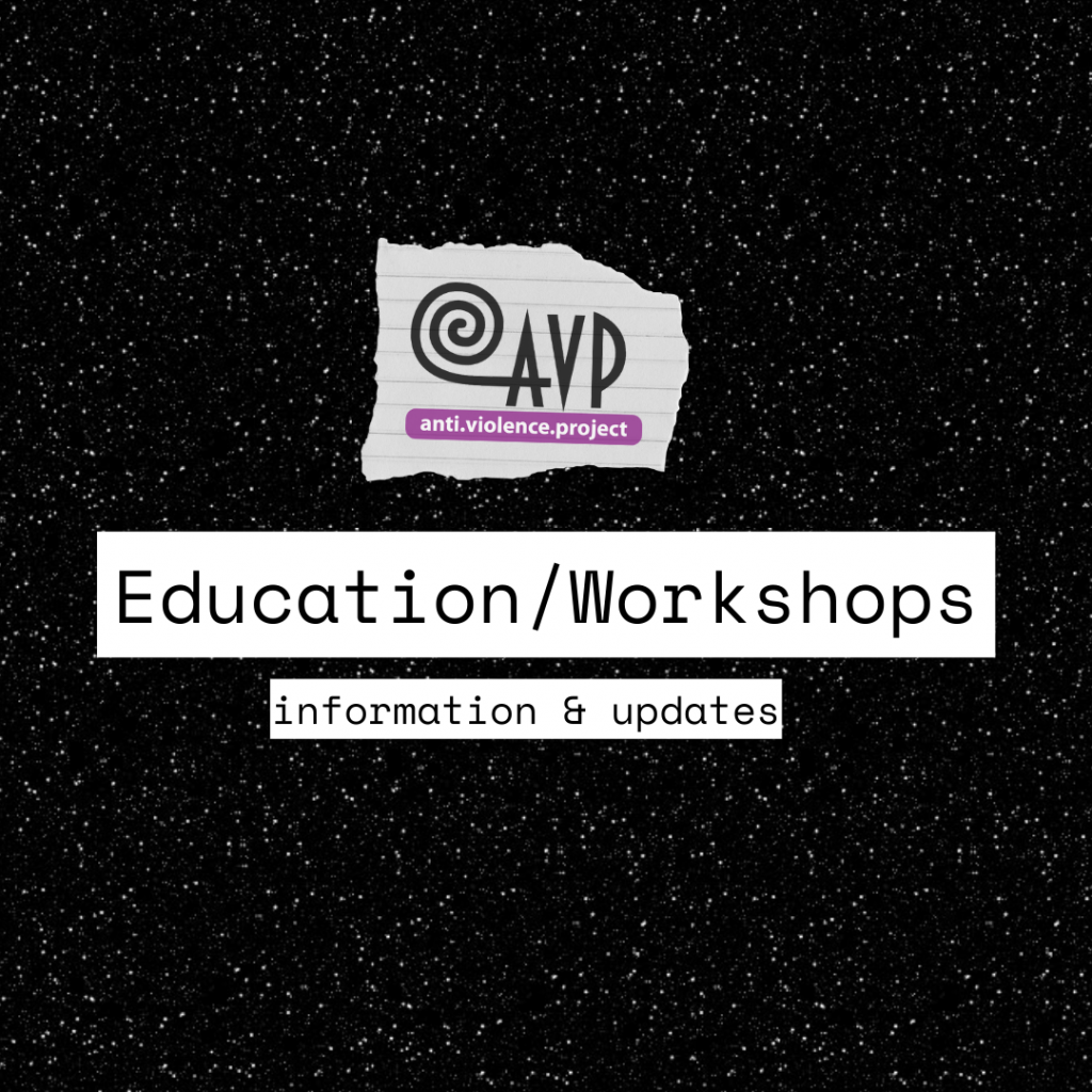 The Anti-Violence Project | AVP | ending gender based violence